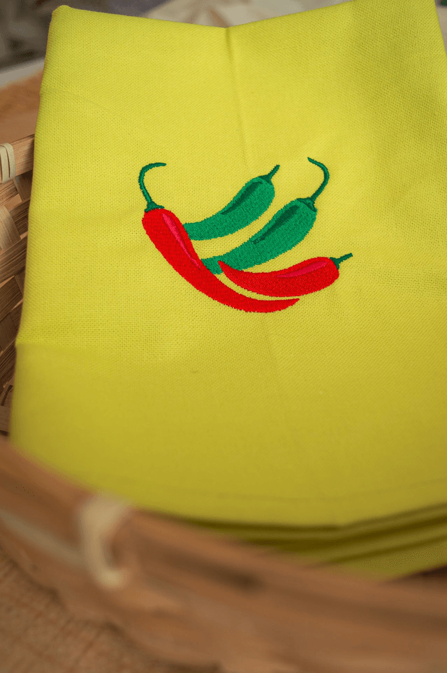 Torchon motif "Piment"